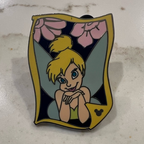 Disney | Accessories | Tinker Bell Yellow Frame Hidden Mickey Disney ...